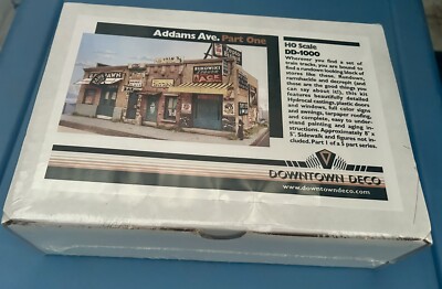 Downtown Deco HO Scale Building Kit-Addams Ave Part 1 DD-1000. New in ...