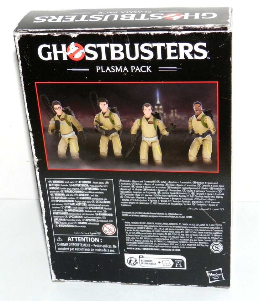 GHOSTBUSTERS PLASMA PACK SERIES 4 PACK OF FIGURES 40TH ANNIVERSARY NEW ...