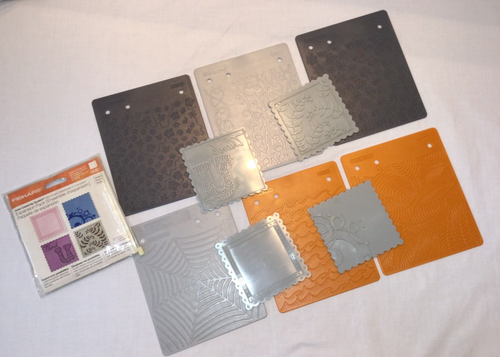 Fiskars Fuse Creativity System Letter Press 6 Texture Plates+4pc ...