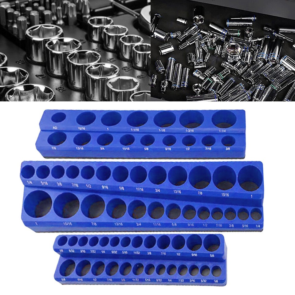 Magnetic Socket Organizer Tray – Socket Holder Magnetic Tool Organizer ...