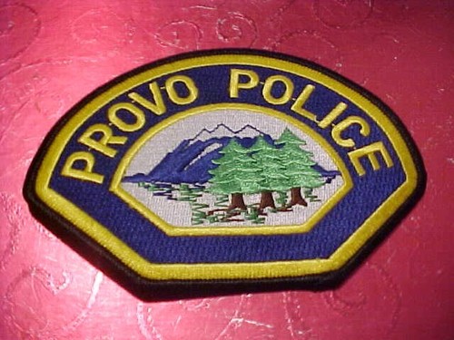 PROVO UTAH POLICE PATCH SHOULDER SIZE UNUSED NOT A BADGE | eBay