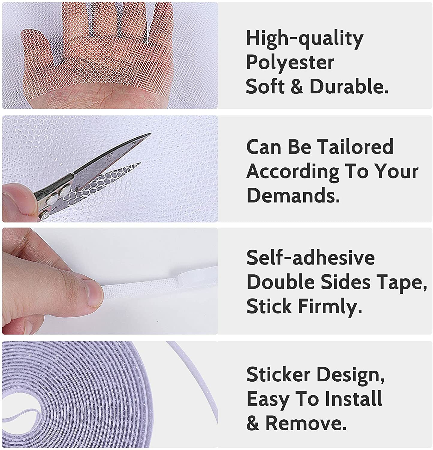 Mesh Net Window Screen Fly Mosquito Moth Screen Netting Insect ...