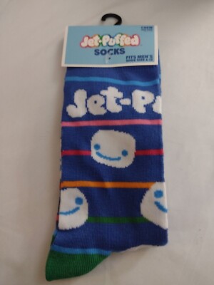 Jet Puffed Print Novelty Crew Socks - Men’s Size 6-12 #D053 | eBay
