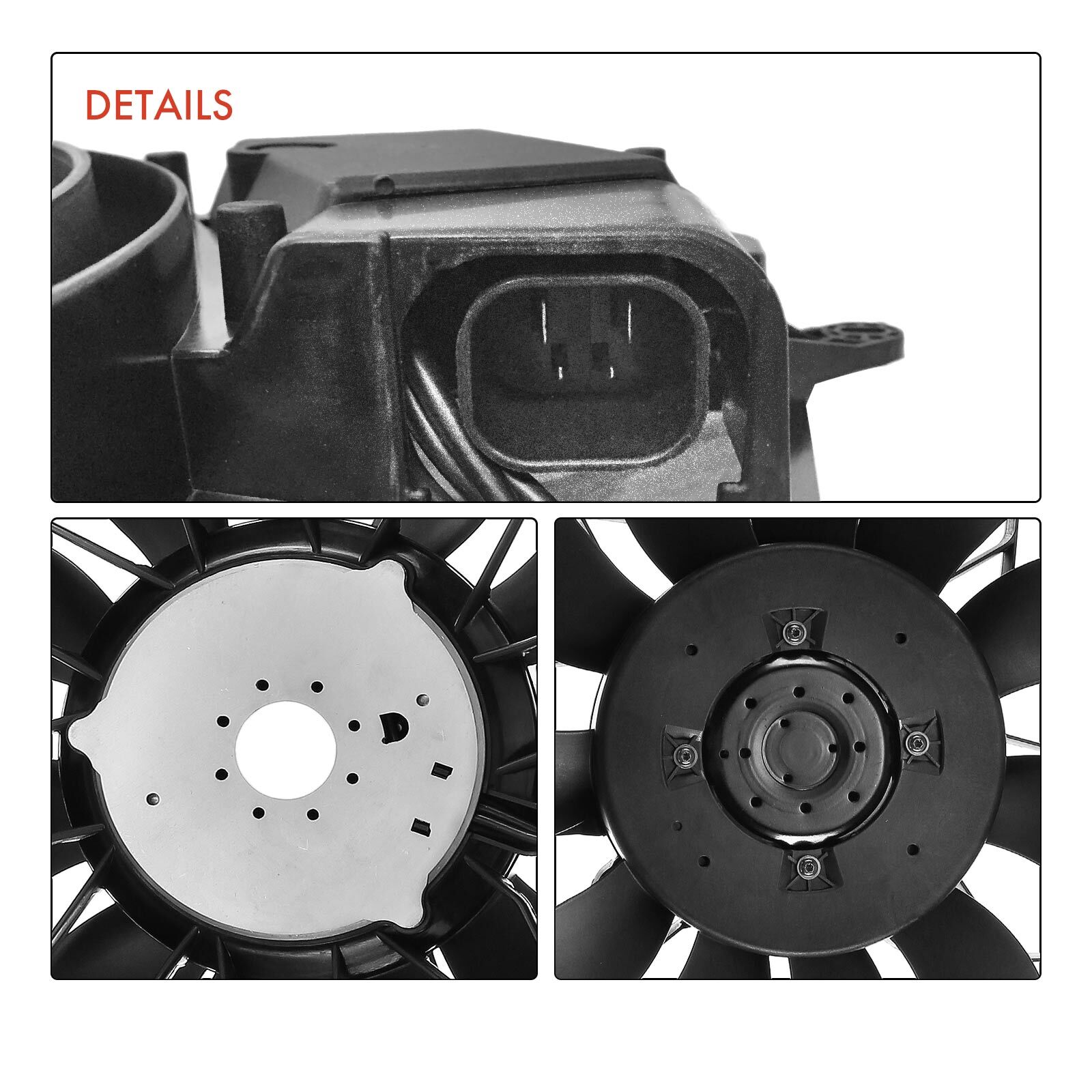 Radiator Cooling Fan Assy 850W for Mercedes-Benz X164 GL320 W164 ML320 ...
