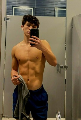 Guy Shirtless Selfie