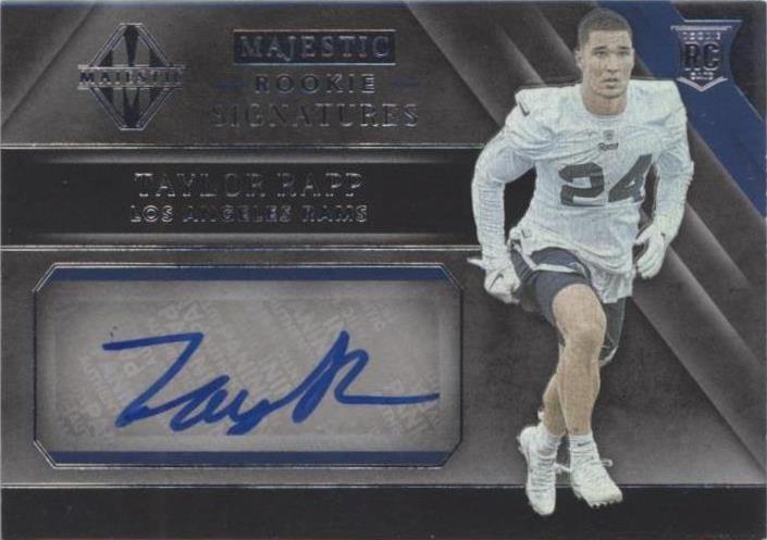 2019 Panini Majestic - Majestic Rookie Signatures Taylor Rapp #177 /199 ...