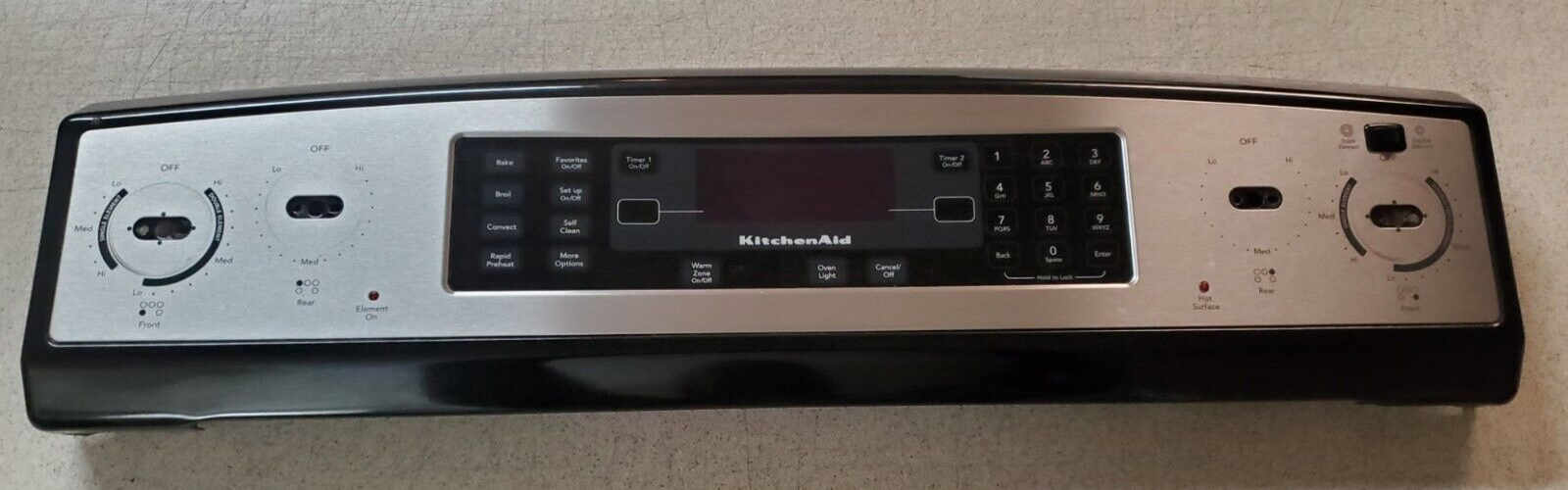 KitchenAid Range Touch Pad Control Panel / Console WPW10218257 ...