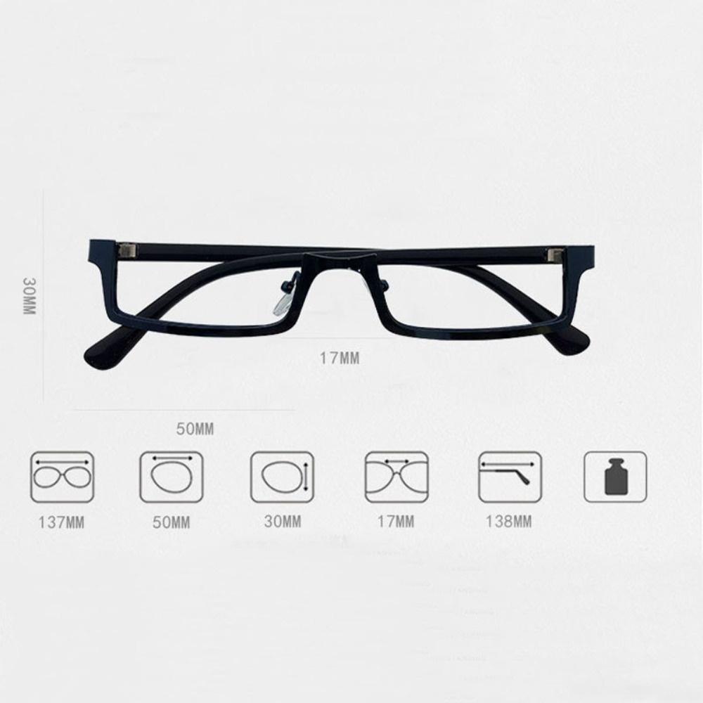 COS Half Frame Glasses Multicolour Fake Glasses Fashion Eyeglasses ...
