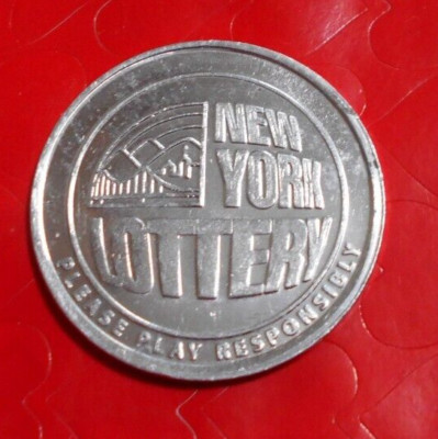 New York Lottery collectors token NY USA coin lucky instant ticket ...