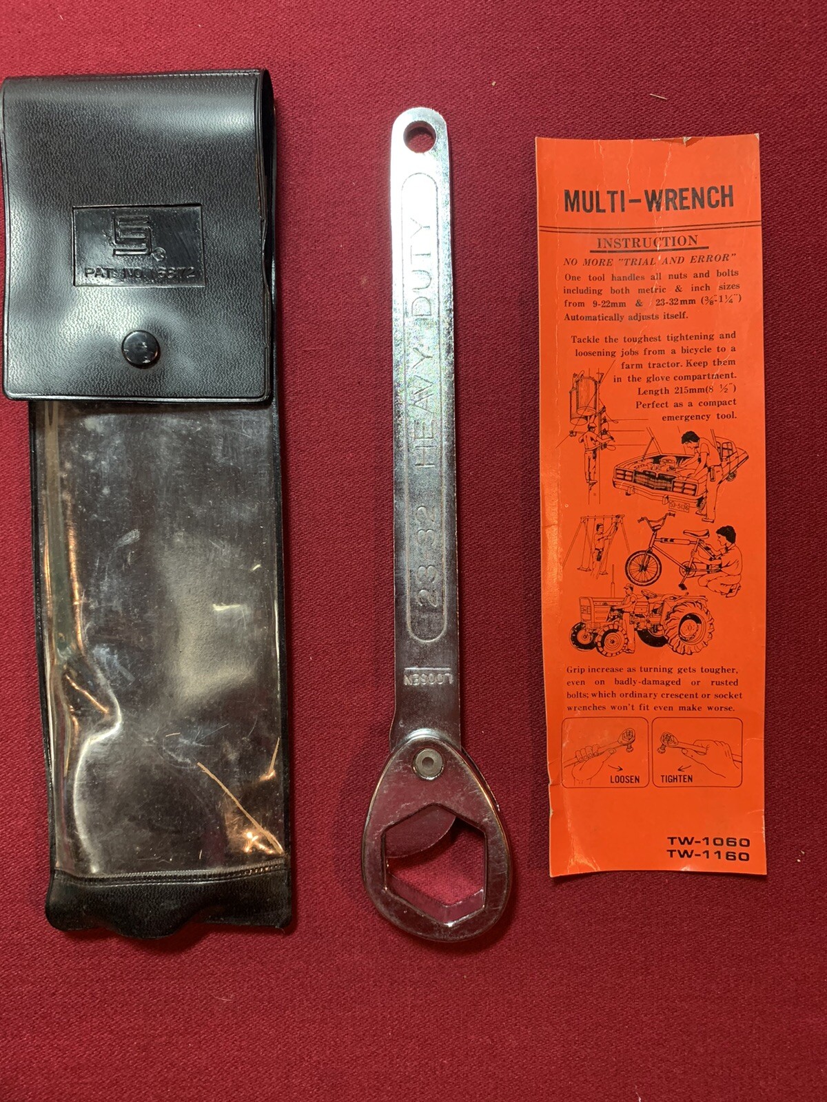 Vintage | Multi Wrench | 23-32 | Heavy Duty Steel | 7/8-1 1/4 | SAE Or ...