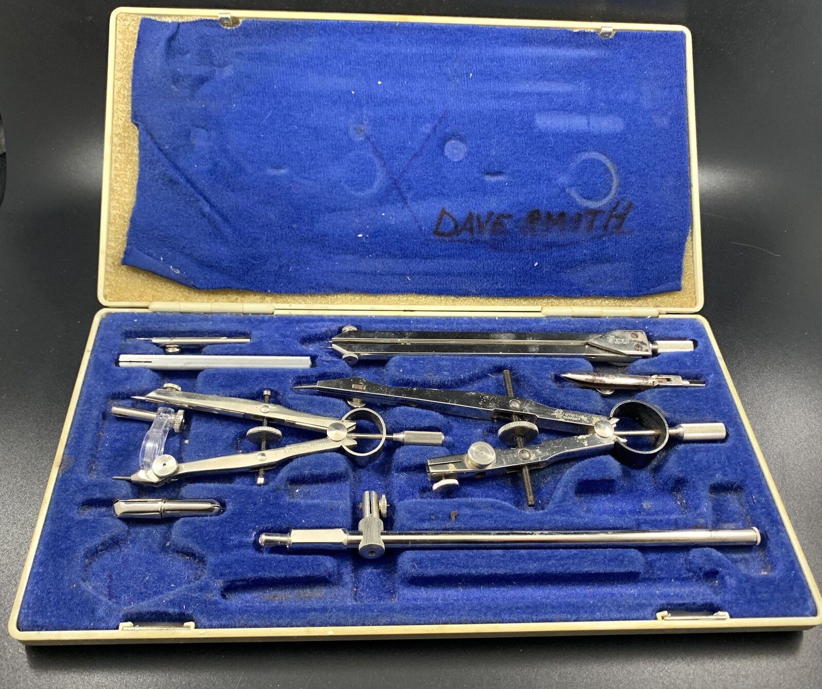 Vintage Drafting Tools Set in Box Germany Alvin Gramercy | eBay