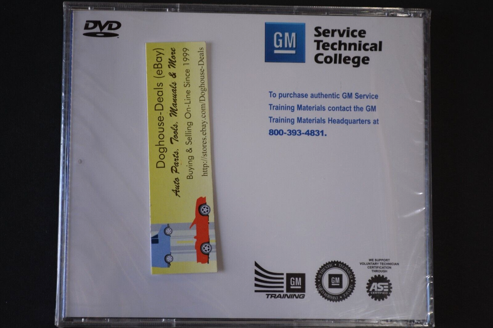 2005 Occupant Safety Systems, GM Service Technical College DVD, 22048 ...