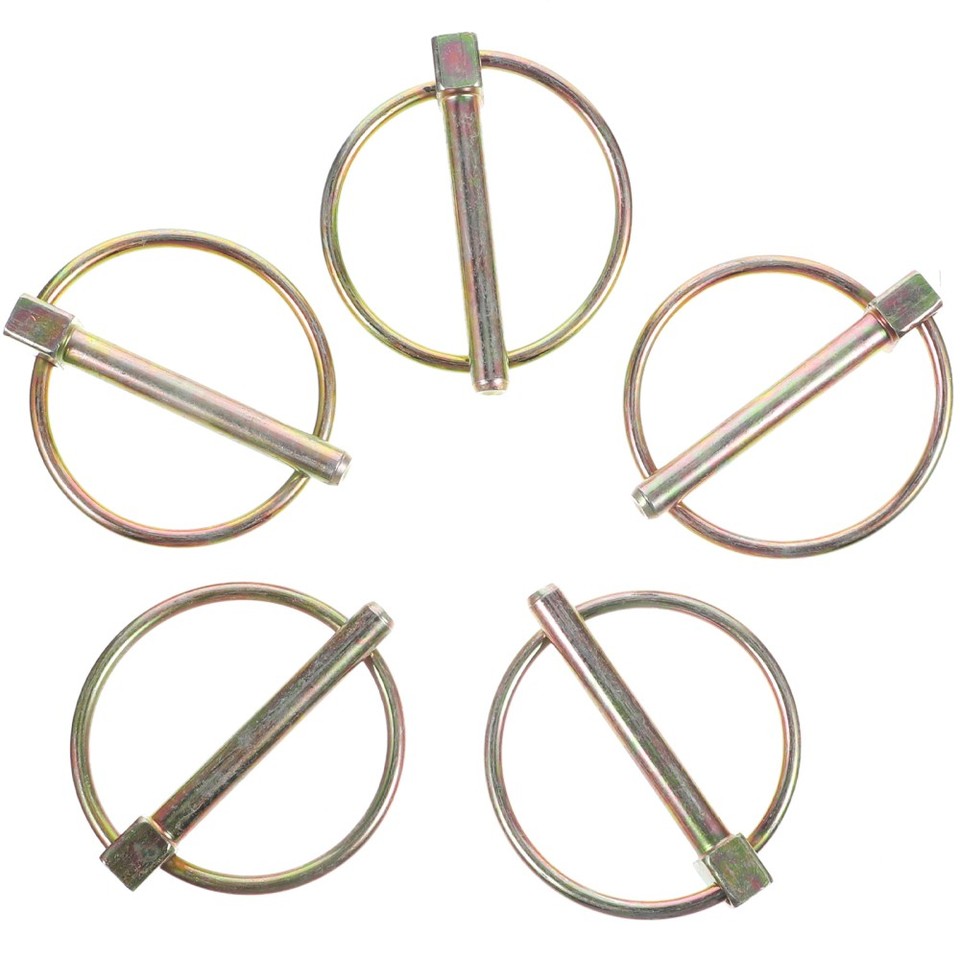 10Pcs Lynch Pin With Rings Heavy Duty Lynch Pin For Farm Tractors ...