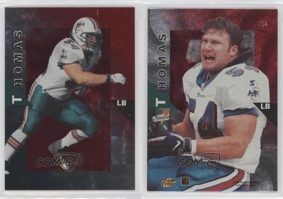 1998 Playoff Momentum SSD Red Zach Thomas #124 HOF 11pj | eBay