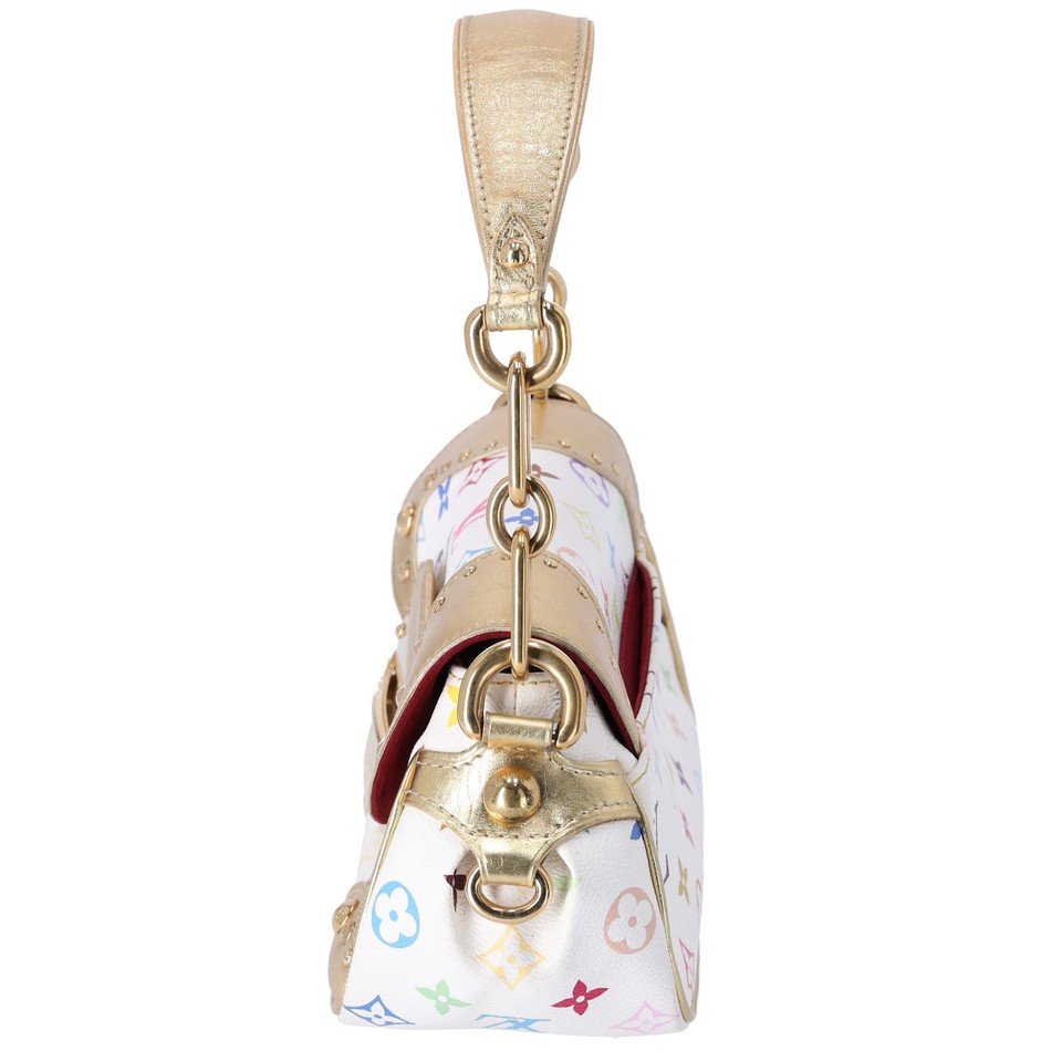 Louis Vuitton x Takashi Murakami Marilyn Bag White Multicolor Monogram Gold | eBay