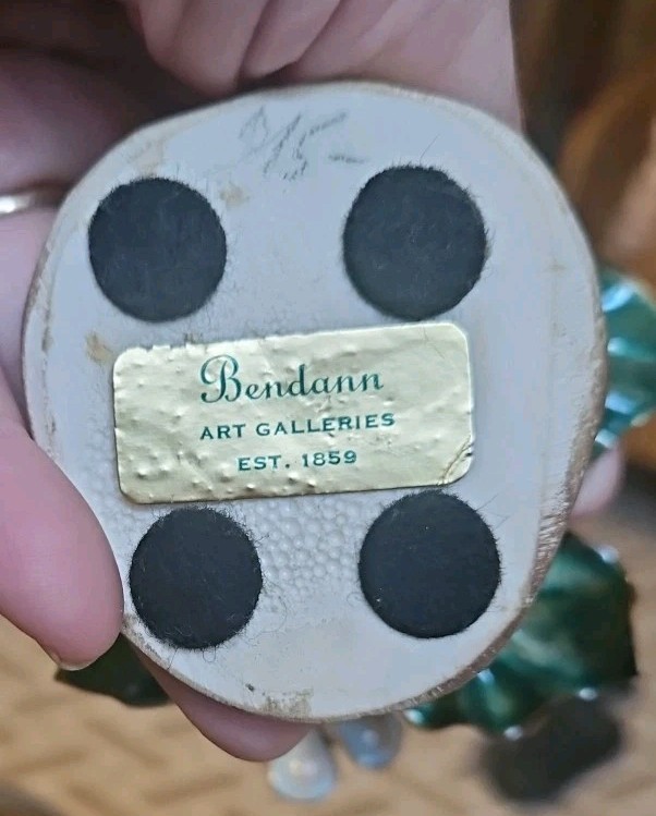 Vintage Bovano Of Cheshire Enameled Soft Blue Flower Sculpture | eBay