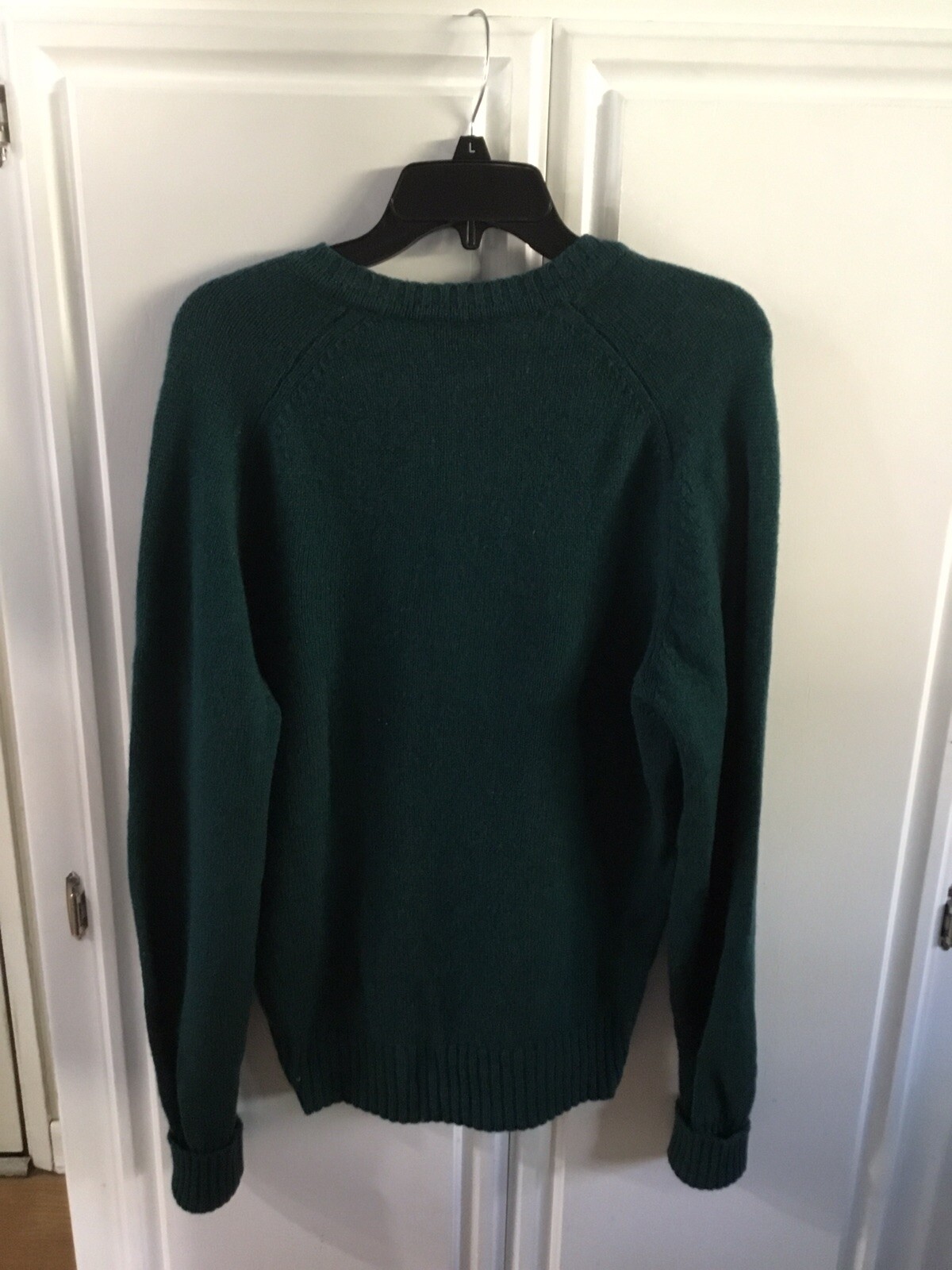 Parthurst 100% wool green v-neck sweater men’s size M. #L | eBay