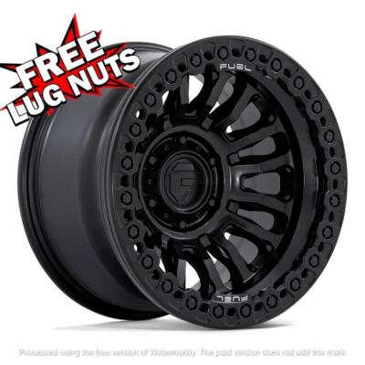 20 inch 20x10 Fuel FC125 RINCON BEADLOCK BLACKOUT wheel rim 5x5 5x127 ...