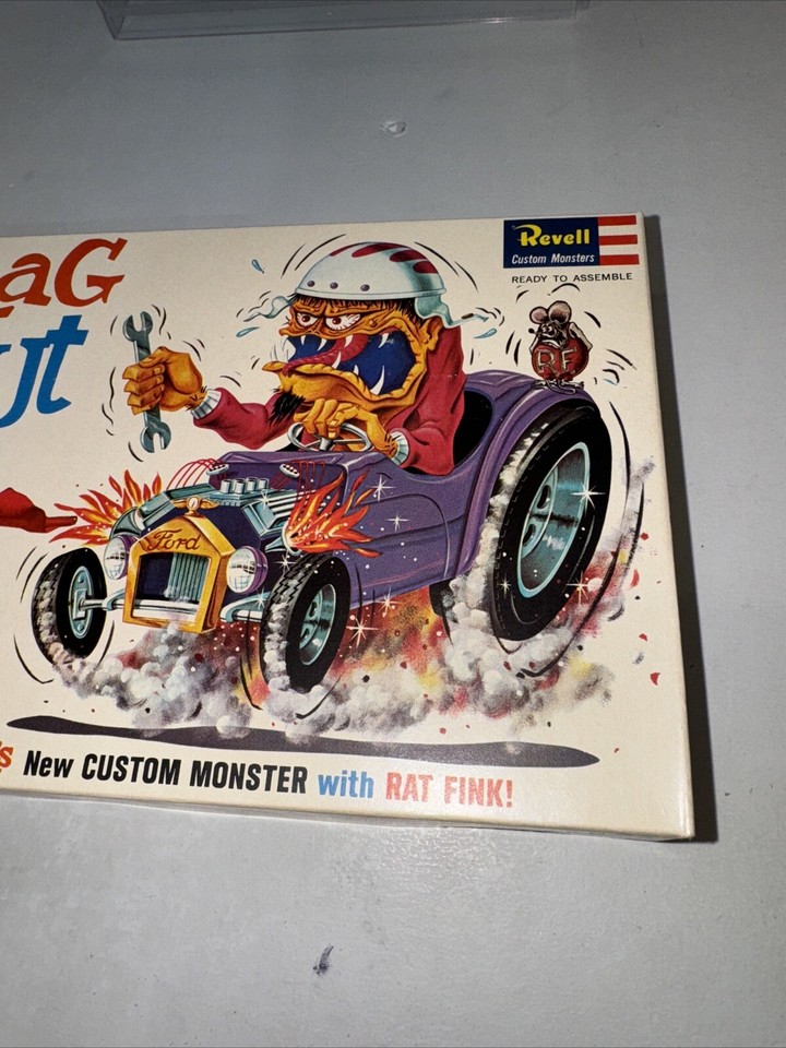 1963 "BIG DADDY" Ed Roth DRAG NUT MODEL KIT H-1303-100 MINT in BOX ...