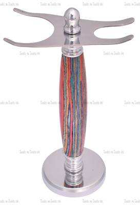 Universal Multi Wood Steel Safety Razor Stand Holder Shaving Brush ...