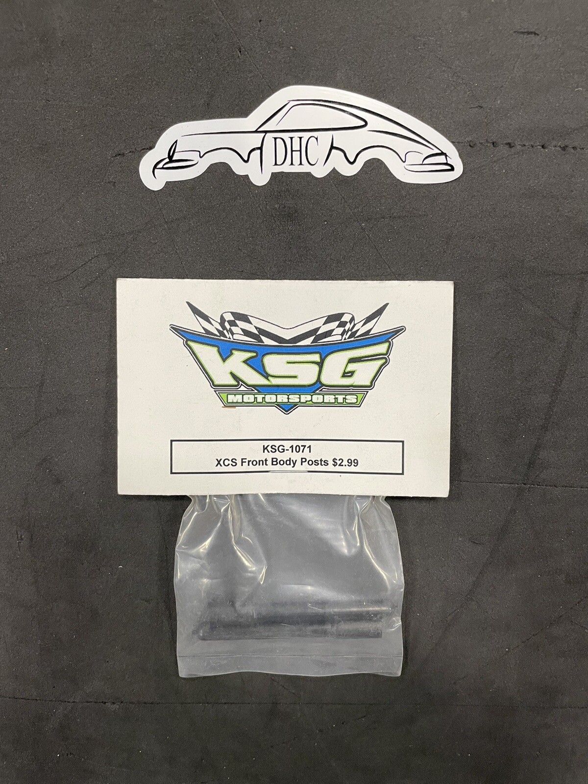 KSG Motorsports Vintage RC Car Part # 1071 XCS Front Body Posts (2) | eBay