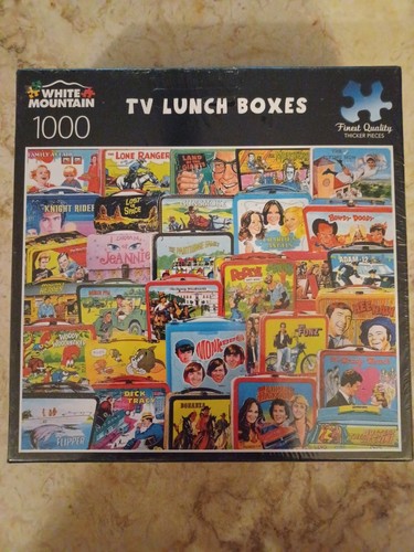 New TV LUNCH BOXES General Mills WHITE MOUNTAIN Jigsaw Puzzle 1000 ...