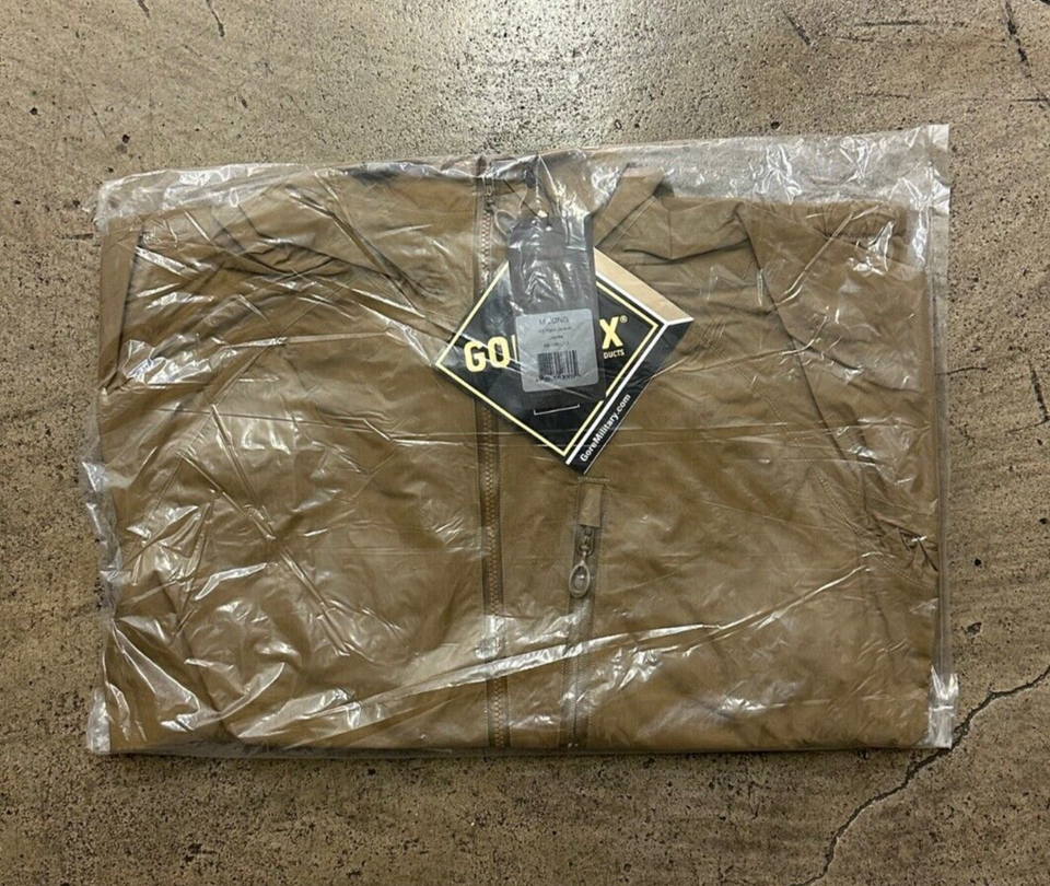 NOS Beyond Clothing A6 GoreTex Rain Jacket, Sz ML Coyote Brown US ...