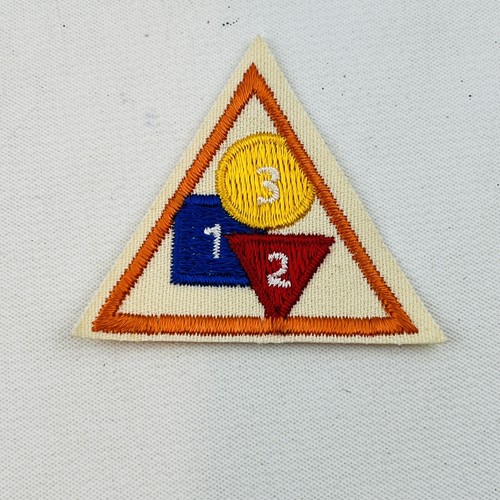 Vintage Brownie Try-Its Math Shapes Badge Triangle Patch 1980s Girl ...