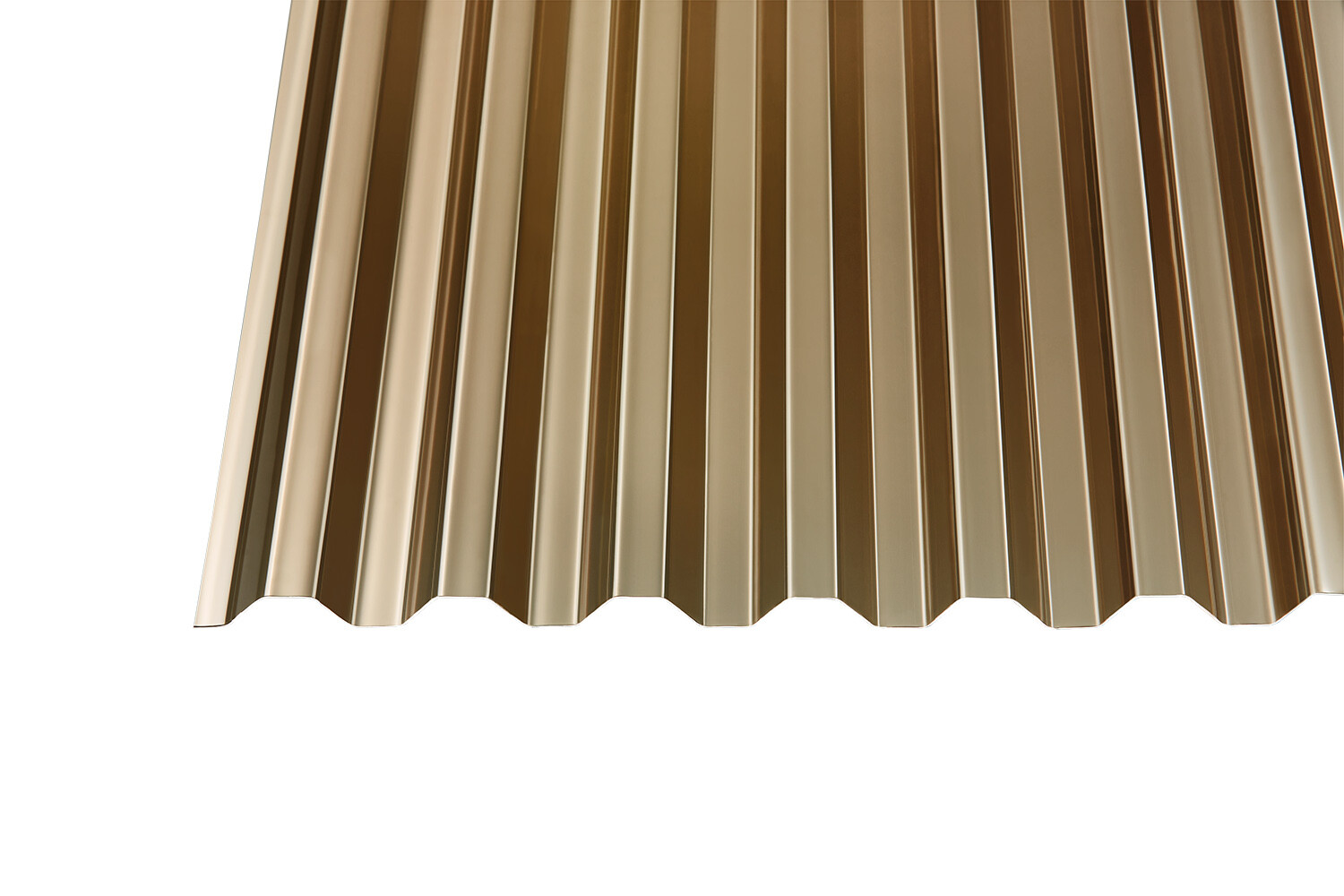 PVC Wellplatten Profilplatten | 1,1 mm | Trapez 70/18 | Bronce | eBay.de