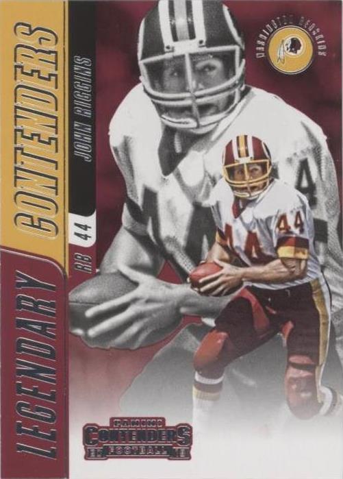 2018 Panini Contenders - Legendary Contenders John Riggins #LC-JR for ...