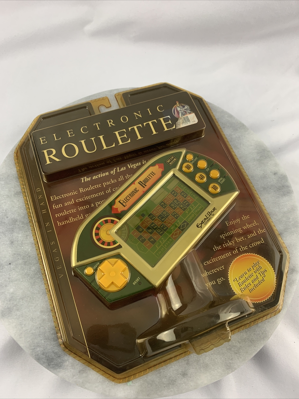 Excalibur Electronic Roulette Handheld Pocket Casino Game #475-CS NEW ...