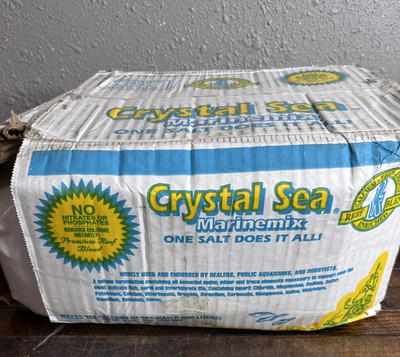 Crystal Sea Marinemix Sea Salt Mix 150 Gallons Aquarium Reef Tank One ...