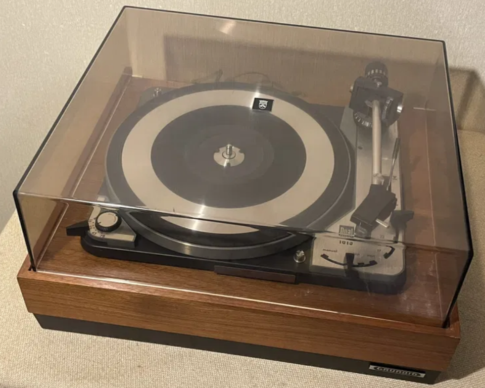 DUAL 1019 Rare Vintage German Hi-Fi Turntable Roller Drive w/ SHURE M75 ...
