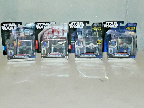Star Wars Jazwares Micro Galaxy Squadron lot of (4) TIE fighters. Rare ...