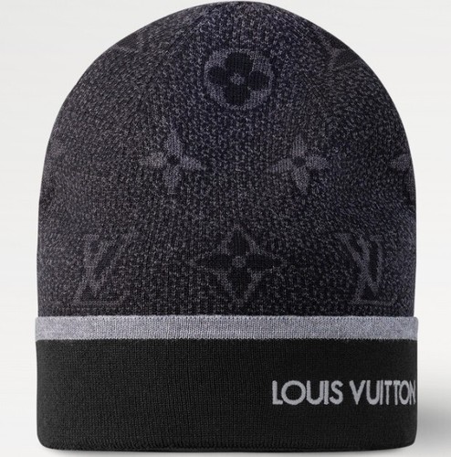 Louis Vuitton Beanie "AUTHENTIC" NEW MONOGRAM ECLIPSE HAT NWT #M73469 ...
