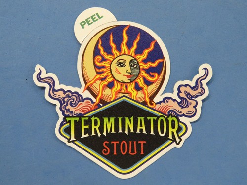 BEER STICKER ~ McMENAMINS Brewing Terminator Stout ~ OREGON ...