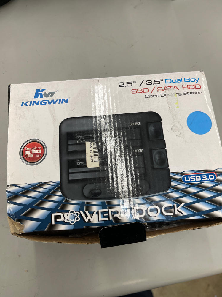 Kingwin USB 3.0 to Dual Bay SATA / SSD Hard Drive Docking Station for ...