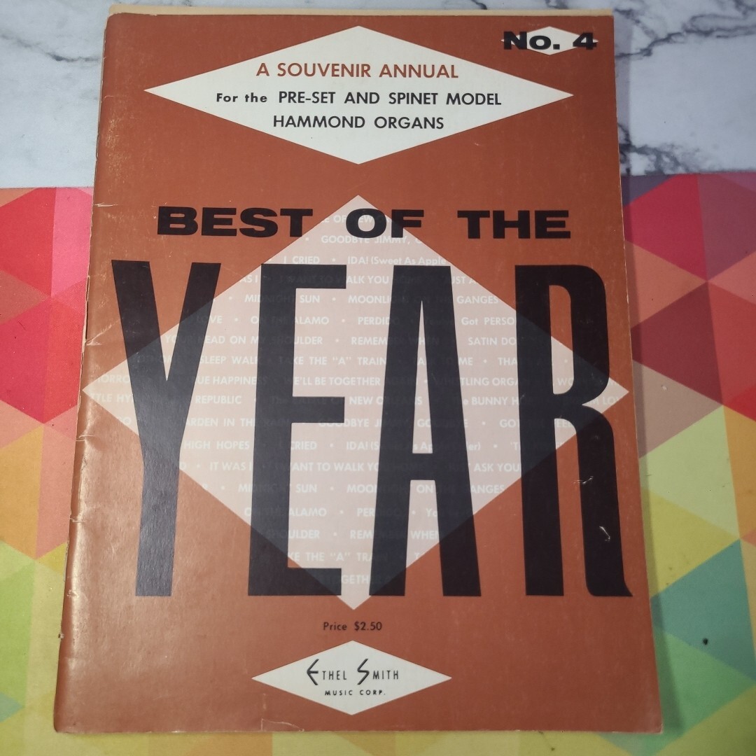 A Souvenir Annual Pre-Set and Spinet Model Hammond Organs Best Of The ...