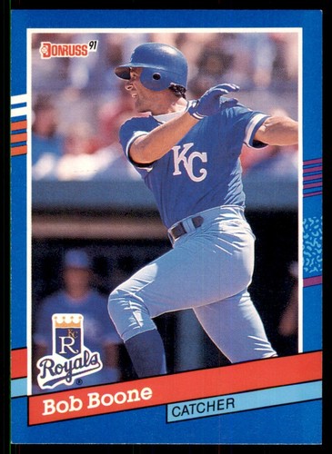 1991 Donruss Baseball Card Bob Boone Baseball Cards #356 | eBay