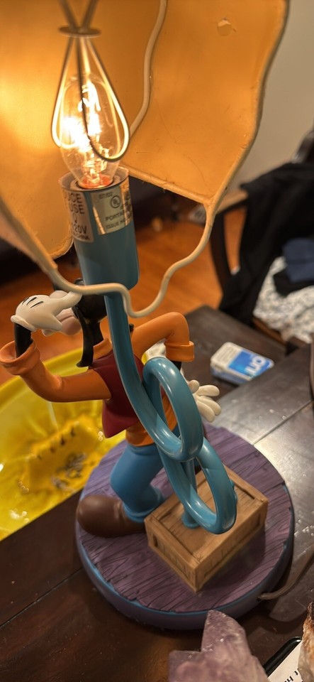Disney Goofy Lamp Vintage Resin Mickey Mouse Donald Duck Walt Disney ...