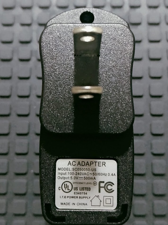 Charger Adapter with USB B Cable for TENS EMS Unit Replacement Safe UL ...