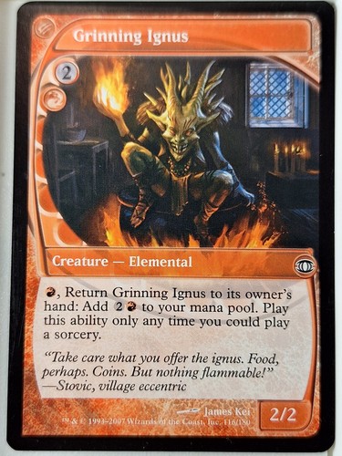 Grinning Ignus - Future Sight - Magic the Gathering MTG Nice! | eBay