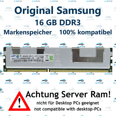 16 GB Rdimm ECC Reg DDR3-1066 Dell PowerEdge C6105 C6145 Serveur RAM De ...
