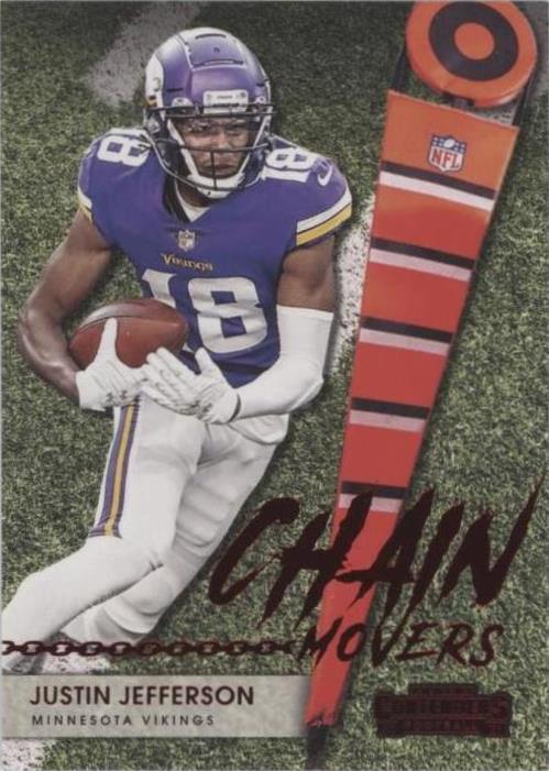 2021 Panini Contenders - Chain Movers Justin Jefferson #CM-JJE Ruby for ...