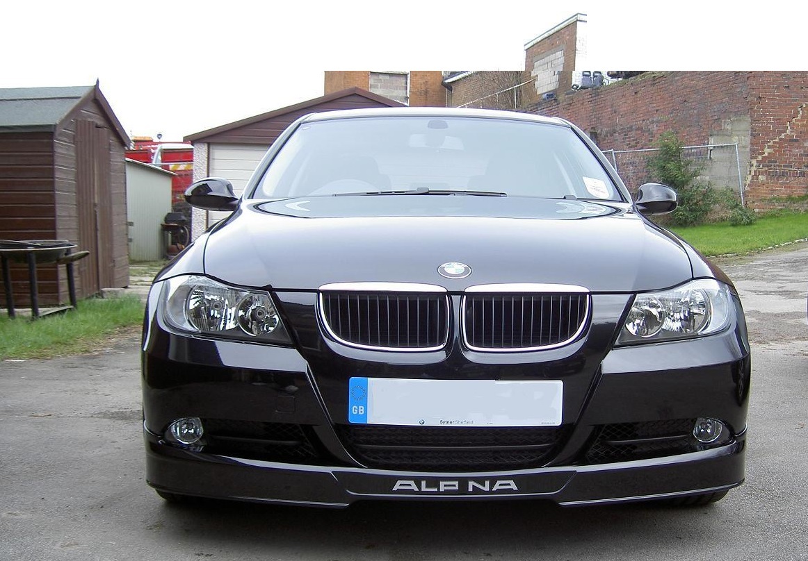 BMW E90, E91 FRONT BUMPER SPOILER / SKIRT / LIP - ALPINA LOOK !!! NEW ...