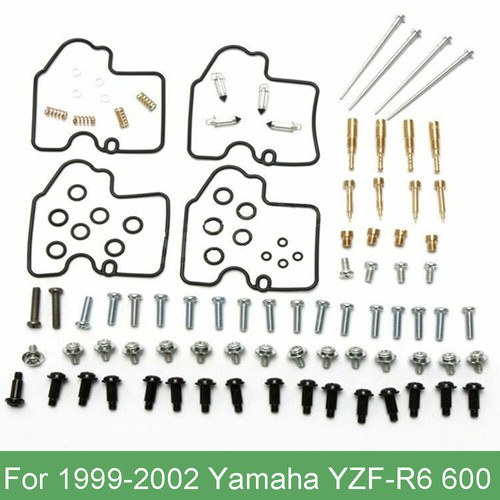 4Set Carburetor Carb Repair Kit For Yamaha YZF-R6 YZF R6 600 1999 2000 ...