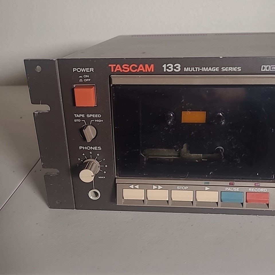 Tascam 133 Multi Image Cassette Deck Tape Player Recorder Rackmount ...