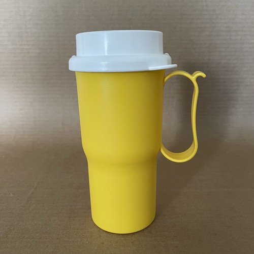 Tupperware Insulated Commuter Coffee Mug w/Handle 12 oz. Yellow 3167 ...