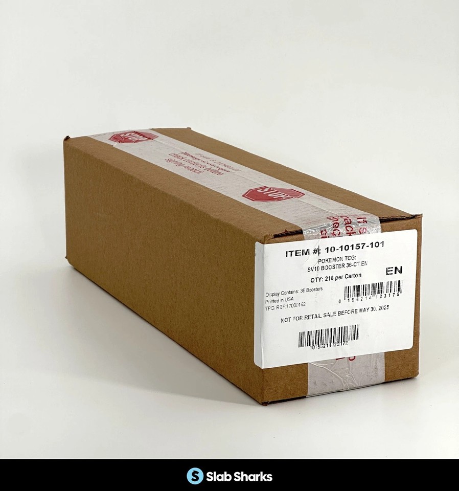 POKEMON TCG SCARLET VIOLET SV10 DESTINED RIVALS SEALED CASE OF 6 ...