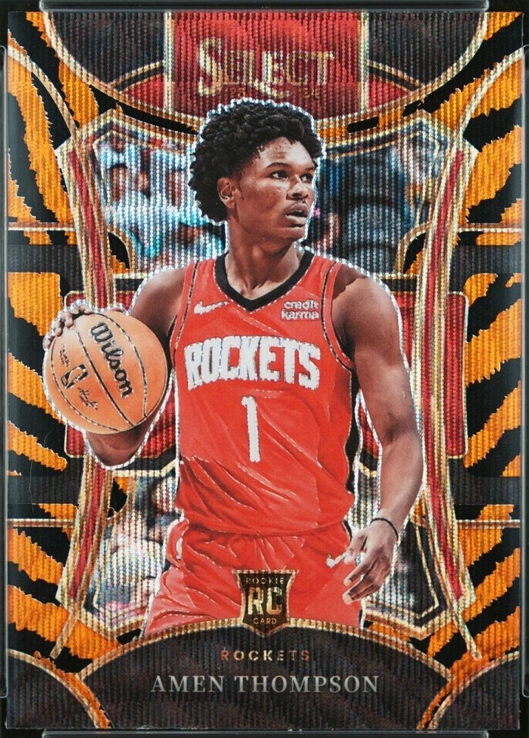 2023-24 Panini Select - Mezzanine Level Amen Thompson #322 Tiger ...